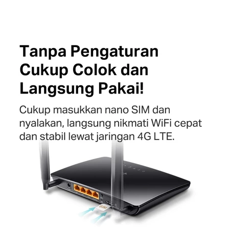 TP-Link TL-MR6400 | 4G LTE Router | 300 Mbps Wireless N Modem | Sim ...